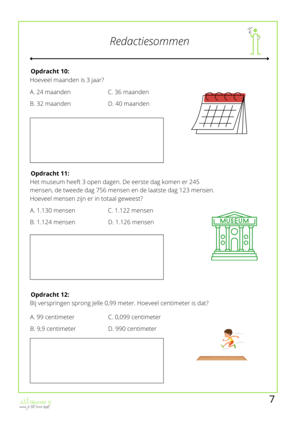 Werkboek Redactiesommen - groep 7 | Bijzonder Jij