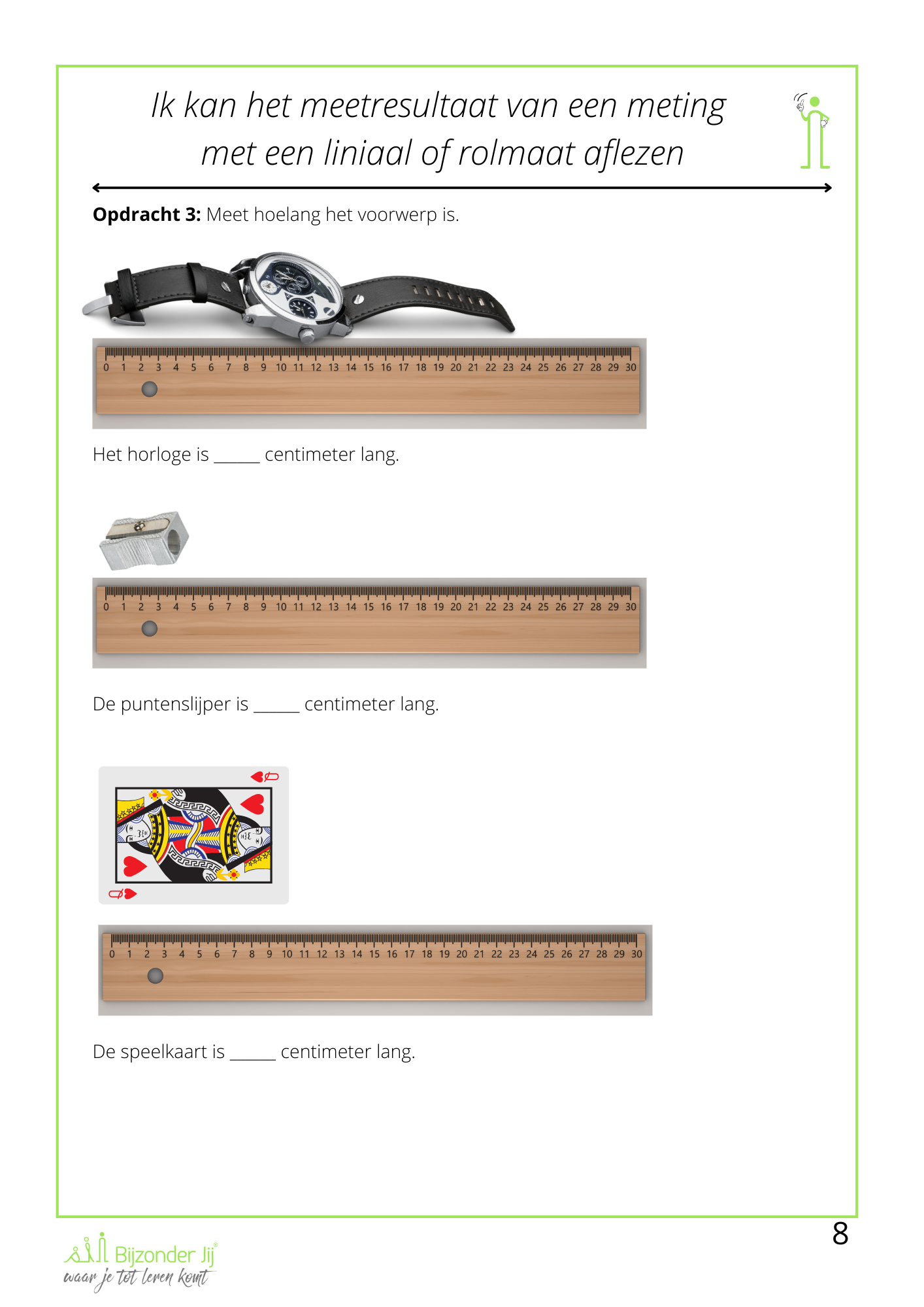 Werkboek Lengte, omtrek en oppervlakte - Groep 3/4 | Bijzonder Jij